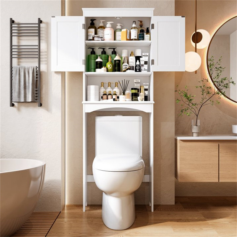 Rebrilliant Natiya Freestanding Over The Toilet Storage | Wayfair